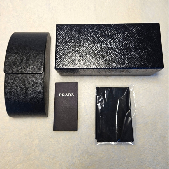 Prada | Accessories | Prada Sunglasseseyeglasses Case With Box Only Euc ...